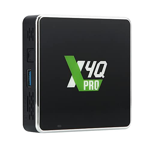 Ugoos X4Q Pro Android 11 Amlogic S905X4 TV Box 4GB RAM 32GB ROM 2.4G/ 5G Dual WiFi BT5.1 USB 3.0 Ethernet 1000M Supports AV1 4K HDR Set Top tv Box