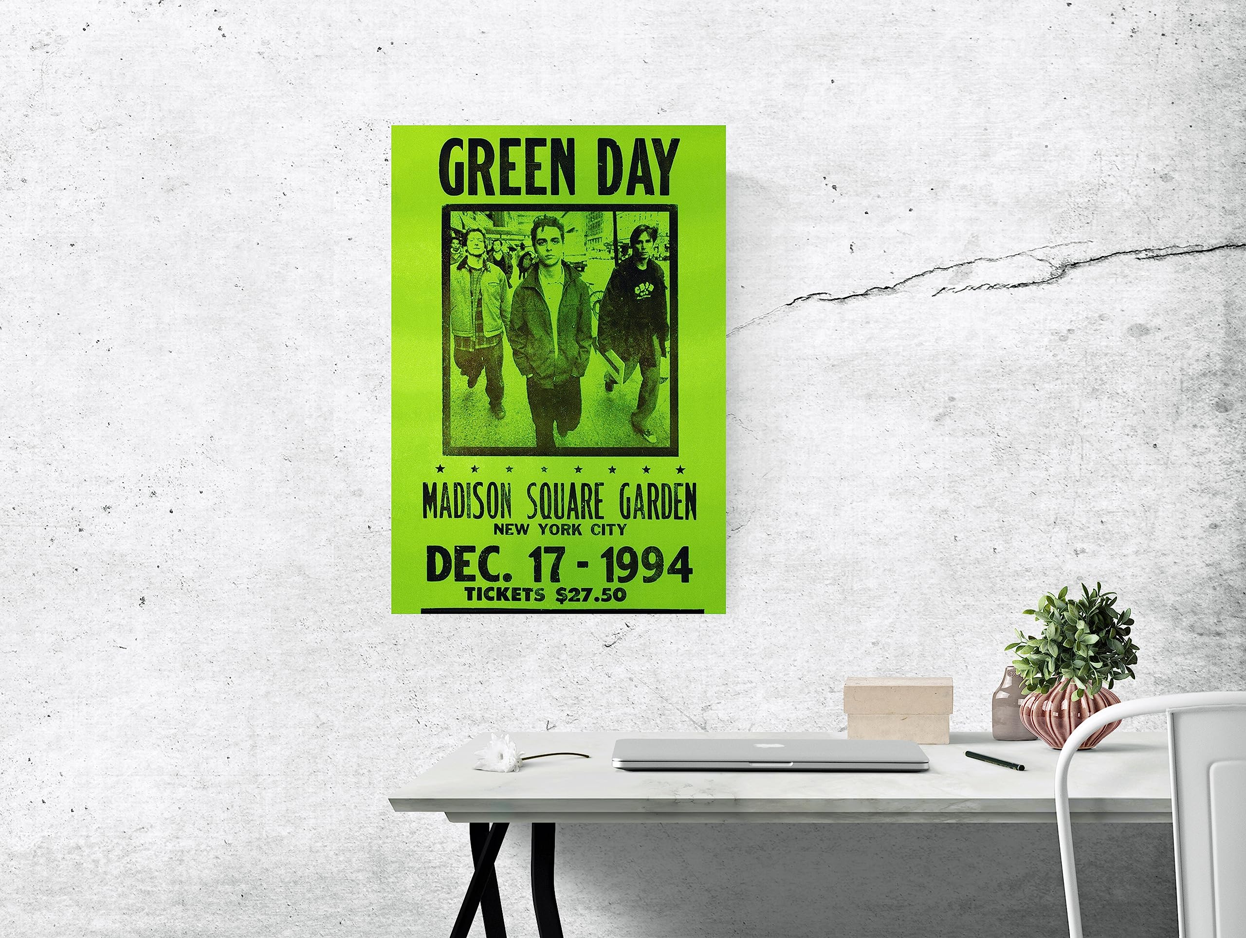 Green Day Concert Poster, NYC, Madison Square Garden, New York City, Green Day - Art Print