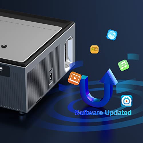 4k Projector with WiFi and Bluetooth.XINDA 980ANSI Movie Outdoor Projector 4K Support Full-Sealed Engine,Software Updated,Native 1080P,4D/4P Keystone,500" Display,Wireless Caste/HDMI/USB/TV Stick/PPT