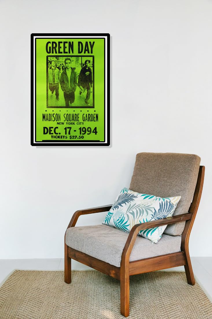 Green Day Concert Poster, NYC, Madison Square Garden, New York City, Green Day - Art Print