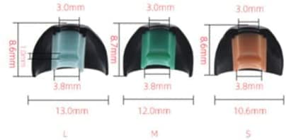 Zotech 6 Pairs Replacement Silicone and Memory Foam Ear Tips for Sony WF-1000XM4 / WF-1000XM3 (3 Pair Silicone and 3 Pair Foam) S/M/L