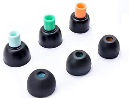Zotech 6 Pairs Replacement Silicone and Memory Foam Ear Tips for Sony WF-1000XM4 / WF-1000XM3 (3 Pair Silicone and 3 Pair Foam) S/M/L