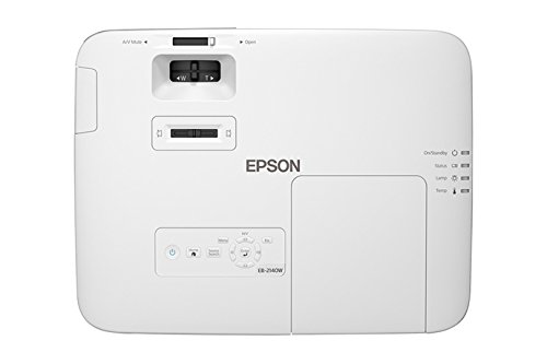 Epson V11H819020 PowerLite 2140W LCD Projector, Black/White