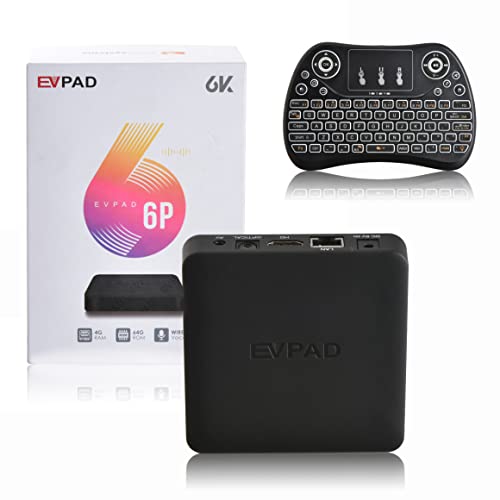 NIUOP EVPAD 6P U.S. Version 4 GB RAM + 64 GB Storage EVBOX UHD Output Dual Band Wi-Fi 2023 Latest Model