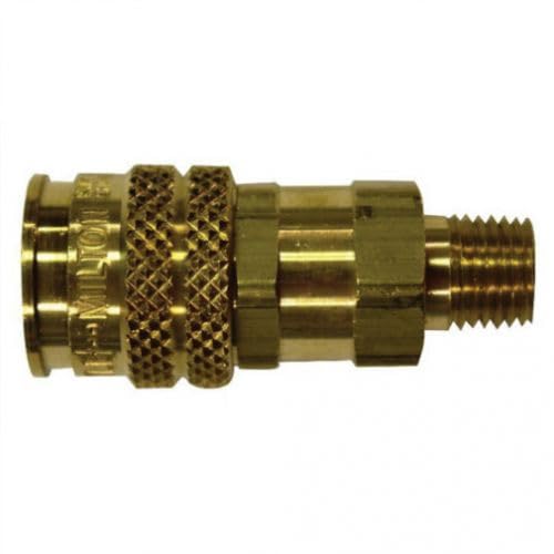 Milton Air Tool Coupler – Male Body 3-Way "A M & T" Style 1/4" MNTP