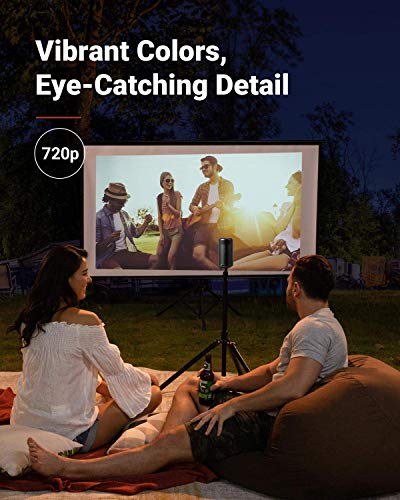 Anker Nebula Capsule II with Adjustable Tripod Stand, Compact, Aluminum Alloy Portable Projector Stand