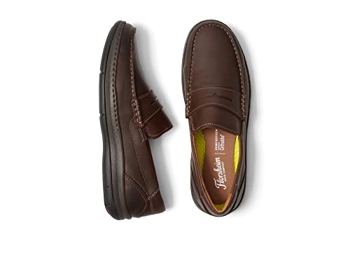Florsheim Central Moc Toe Penny Leather Brown Crazy Horse 10.5 M (D)