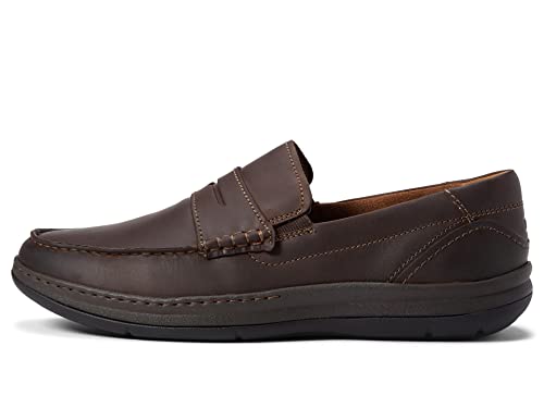 Florsheim Central Moc Toe Penny Leather Brown Crazy Horse 10.5 M (D)