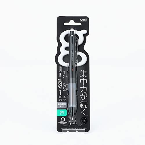 uni Alpha-Gel Switch Mechanical Pencil, 0.5 mm, Black Body (M51009GG1P.24)