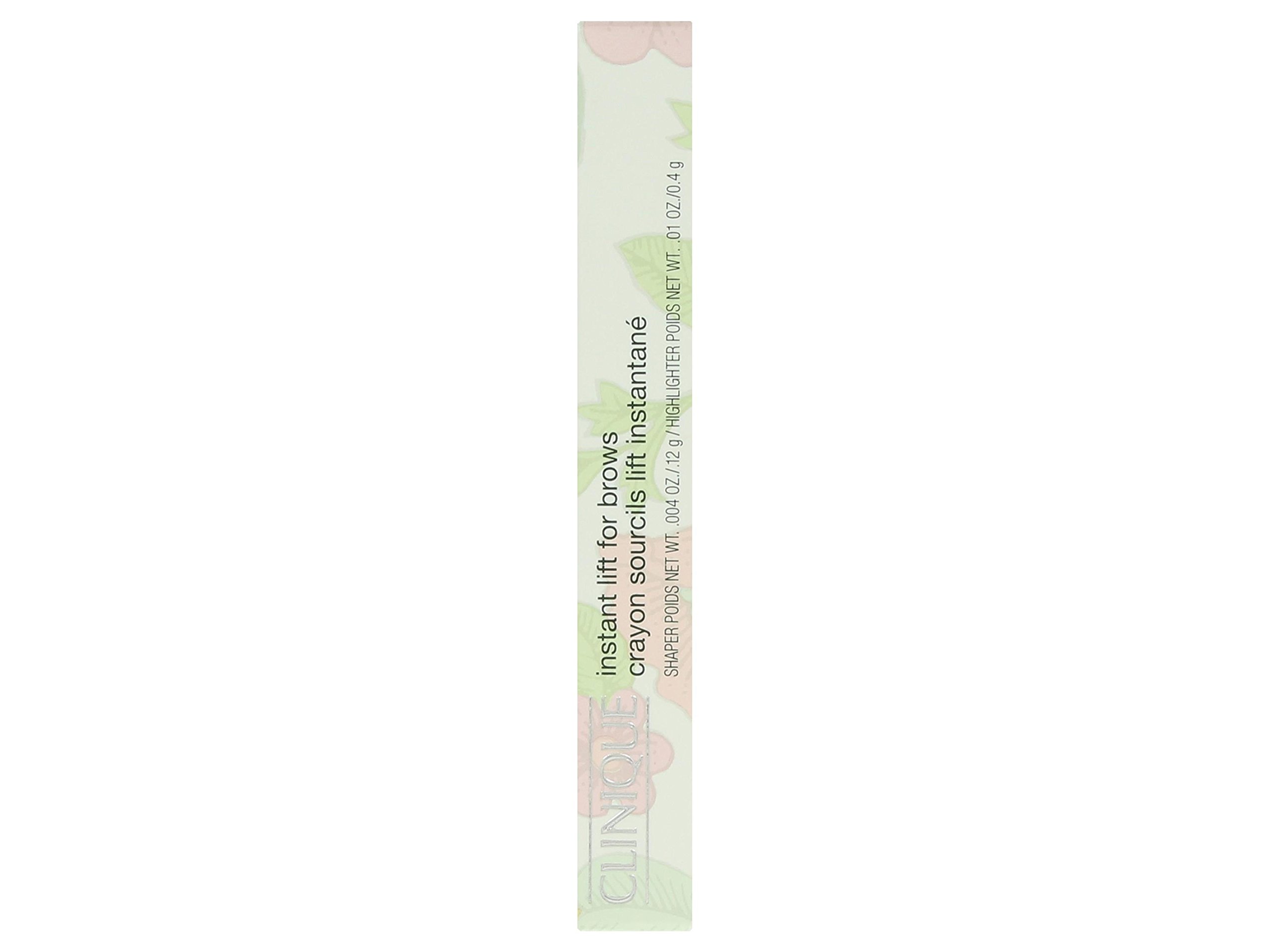 Clinique Instant Lift for Brows-Crayon Sourcils Lift Instantane Two-in-One, Deep Brown, 1 Count