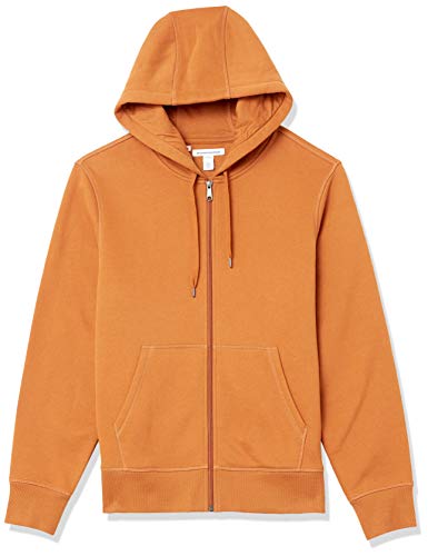 Amazon Essentials Men's Full-Zip Fleece Hoodie (Available in Big & Tall), Nutmeg, XX-Large
