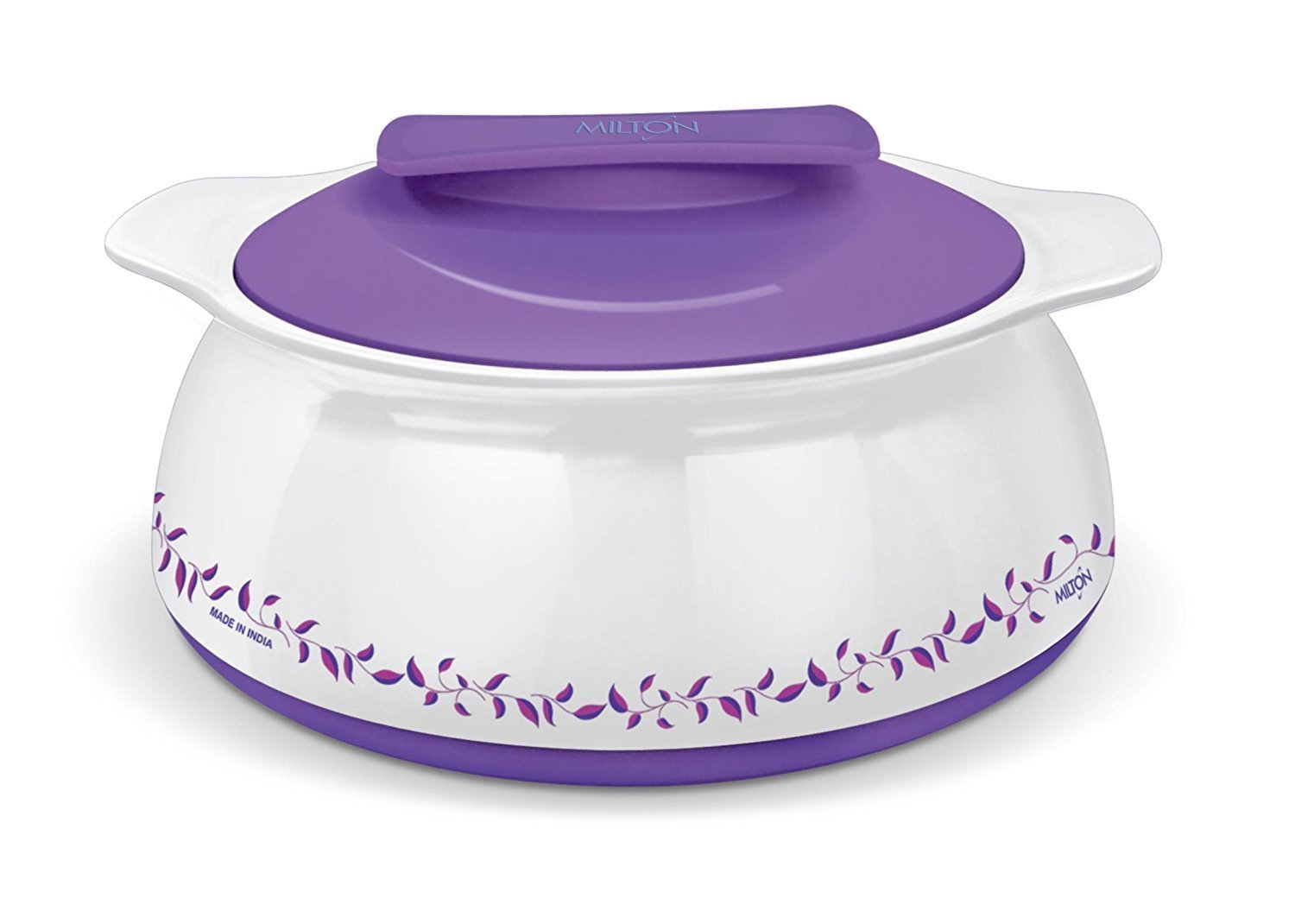 MILTON Exotique Insulated Hot-Pot Food Server Casserole with Stainless Steel Insert Keeps Food Warm/Cold for Hours - 1.0 Lt