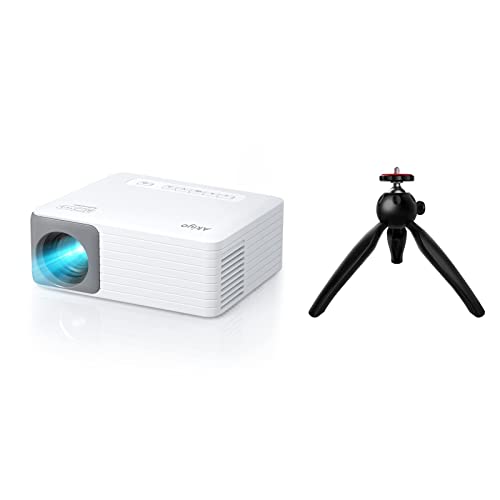 Mini Projector, AKIYO Portable Movie Projector for Outdoor, Support 1080P, Β±15Β° Keystone, Max 120" Screen, for Kids, Young, Gift, Compatible with Smartphone, Computer, TV Stick, U Disk, Speaker