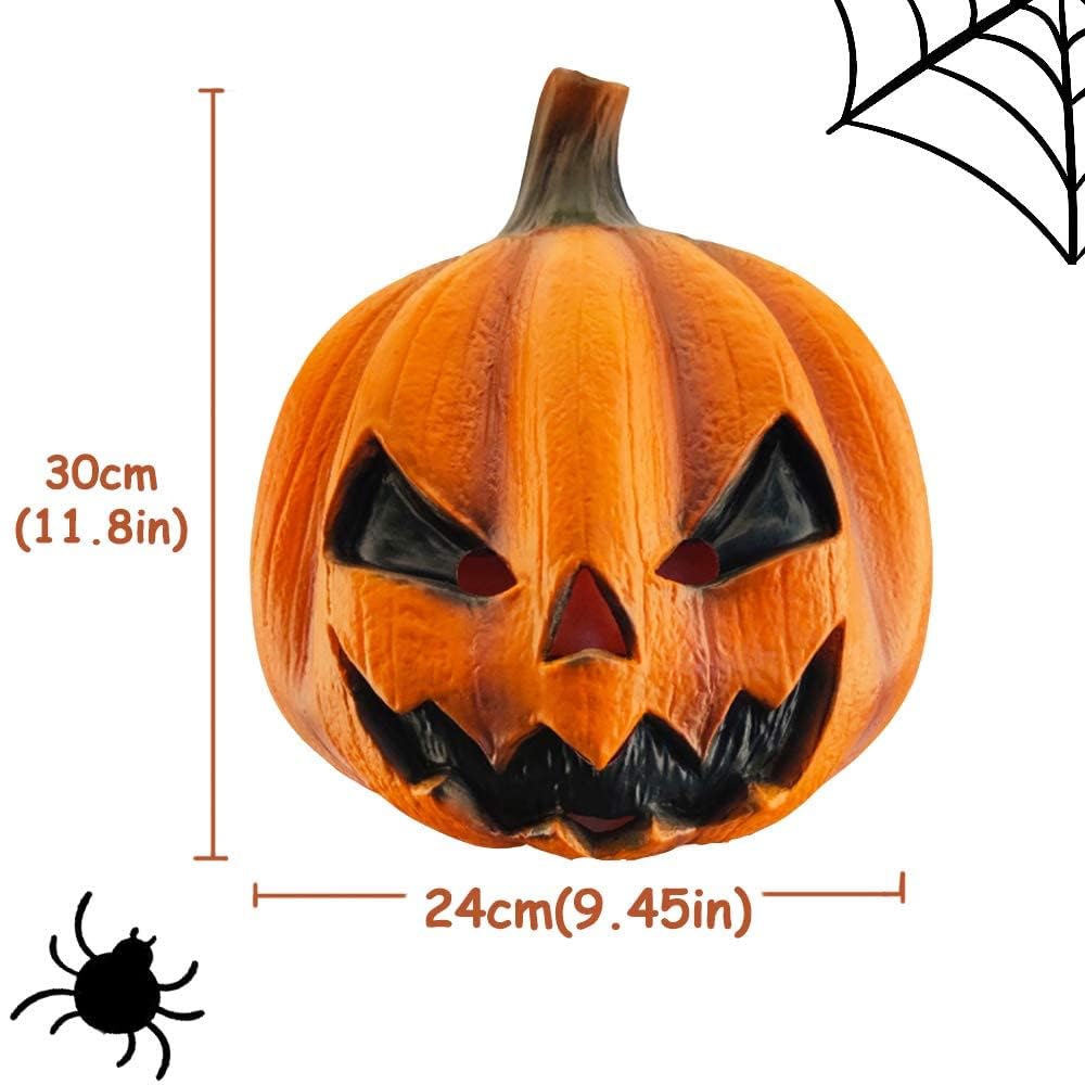 Creepy Party Halloween Jackolantern Pumpkin Face Head Masks Novelty Scary For Party and Trick or Treat