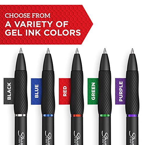 SHARPIE S-Gel Gel Pens, Bold Point (1.0mm), Blue Ink Gel Pen, 12 Count