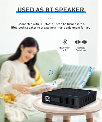 VIBY P15 Mini DLP Projector -Compatible Pocket Video Beamer Portable Android Home Theater 3D Proyector