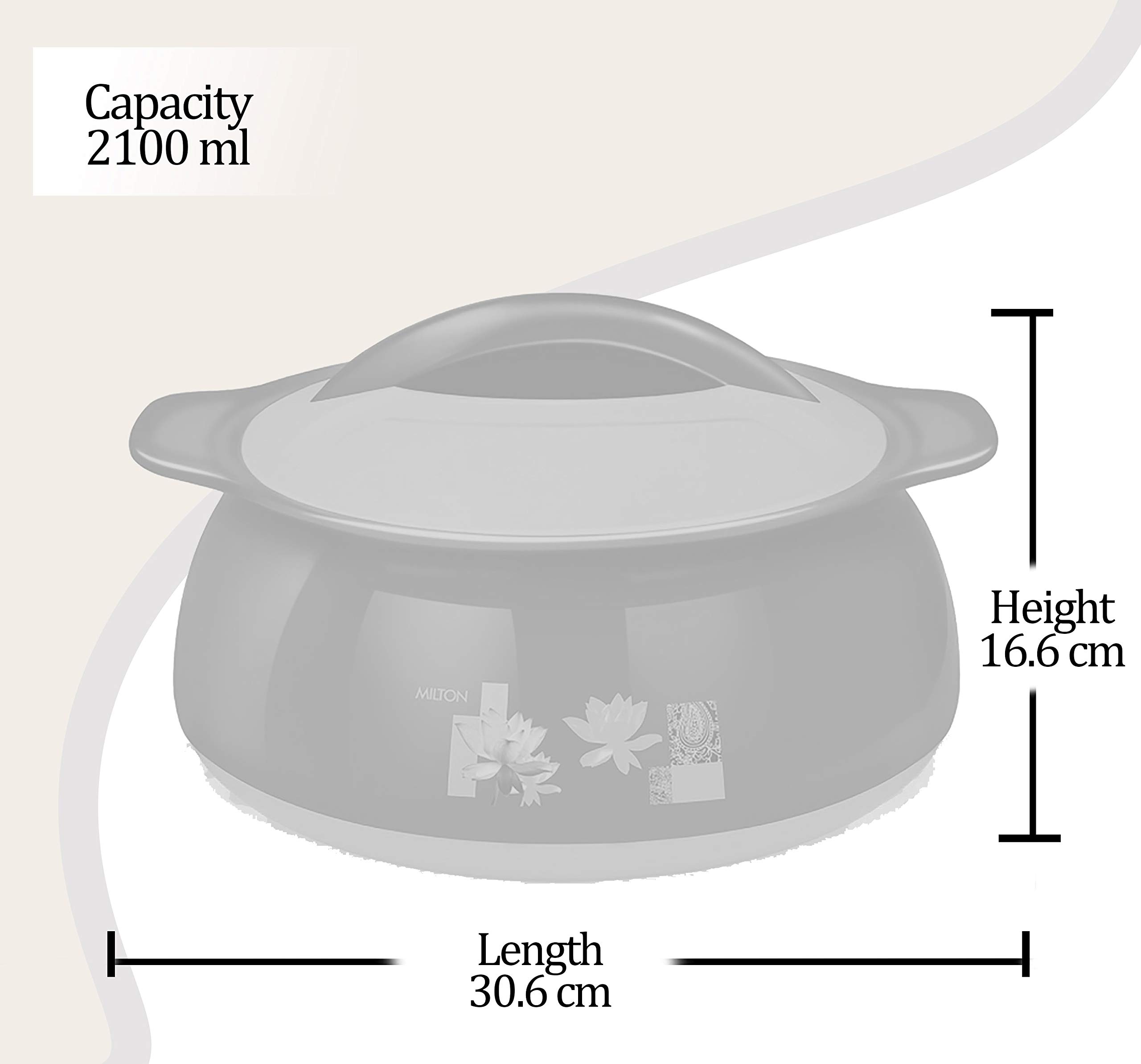 Milton Delish 2500 Casserole, 2100 ml, Ivory