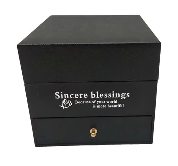 DEPUDA usb upload video luxury jewelry flower box video player gift box LCD Screen Advertising Marketing Digital Brochure Card Box