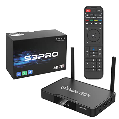 2023 The Best Version of English Android 9.0 OS S3Pro S3 pro TV Box Support 6K Strong Wi-Fi Connection More Functions