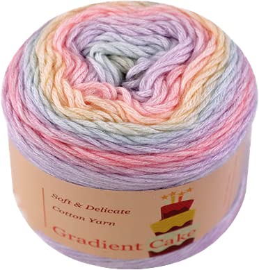 2-pk Gradient Cake Cotton Ball by Yonkey Monkey (1171) Knitting Crochet
