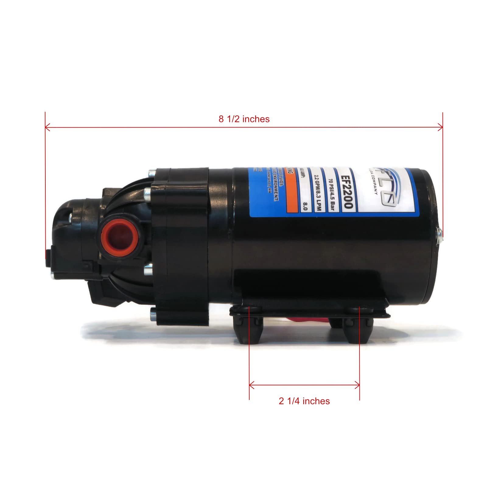 Everflo 12 Volt 2.2 GPM 70 PSI Diaphragm Pump