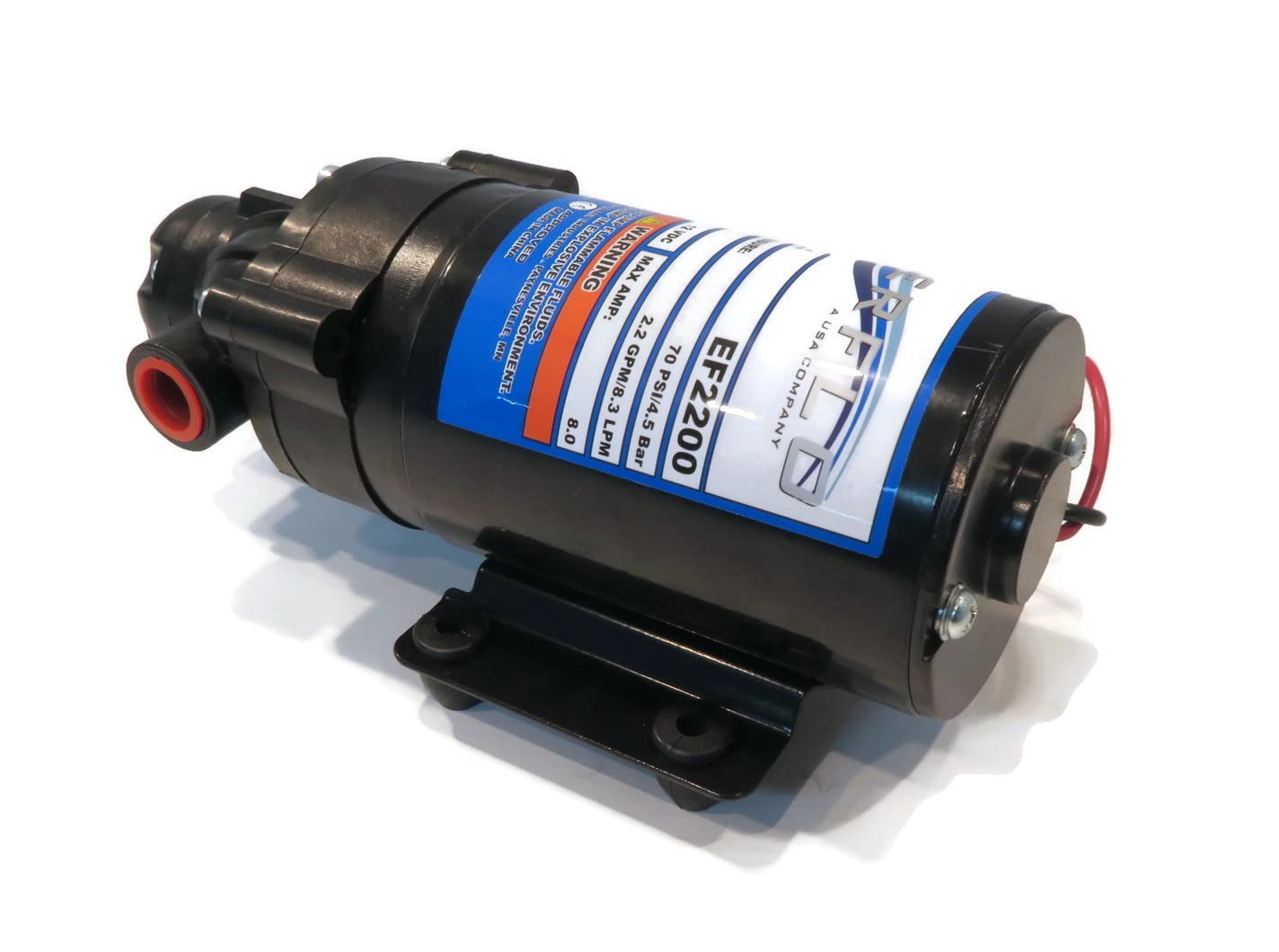 Everflo 12 Volt 2.2 GPM 70 PSI Diaphragm Pump