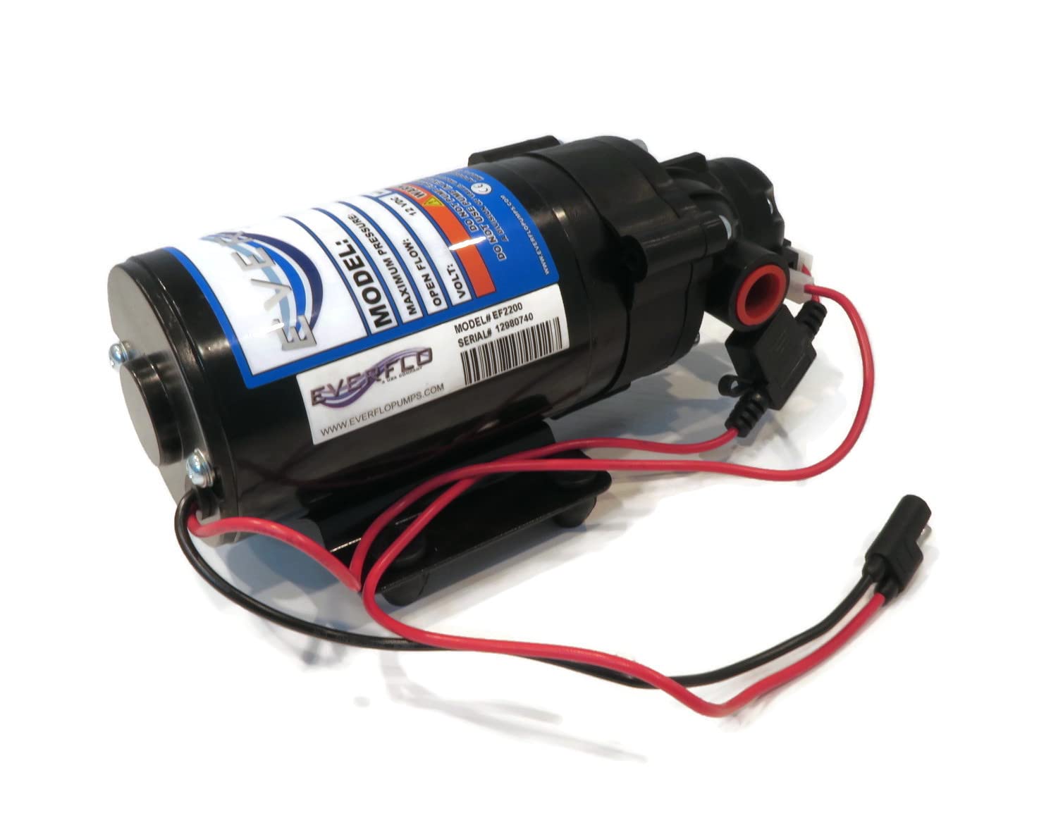 Everflo 12 Volt 2.2 GPM 70 PSI Diaphragm Pump