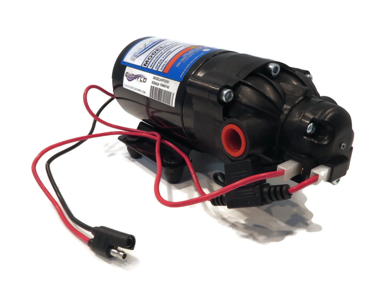 Everflo 12 Volt 2.2 GPM 70 PSI Diaphragm Pump