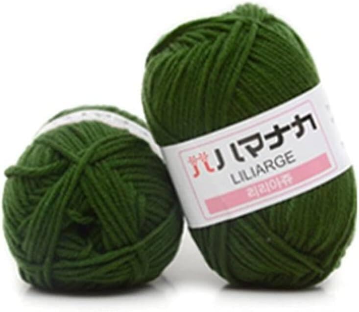 Double Knitting Yarn 25G Crochet Yarn Craft Making Knitting Yarn Balls Perfect for Arts & Crafts Random Color Dependable Performance Black