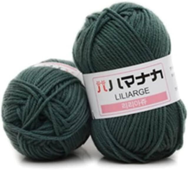 Double Knitting Yarn 25G Crochet Yarn Craft Making Knitting Yarn Balls Perfect for Arts & Crafts Random Color Dependable Performance Black