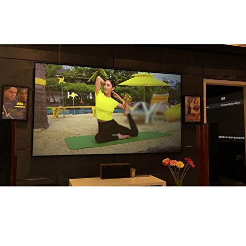 XXXDXDP 2.35:1 Format 4K Thin Bezel Fixed Frame Projection Screen with Cinema Grey Frame Screen ( Size : 200 inch )