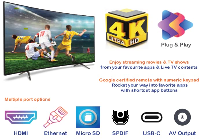 Android TV Box by Translite Global TL-4KBR, 4K UHD Google Certified, Netflix, Prime Video pre-Loaded, Android 11 OS, Amlogic S905X4 with Google Assistant, BT 5.0 & Dual-Band Wi-Fi 2.4G 5G