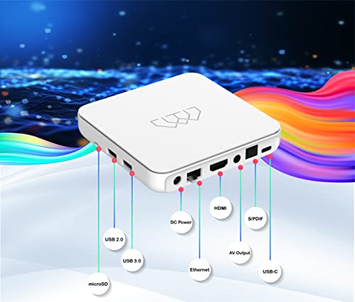 Android TV Box by Translite Global TL-4KBR, 4K UHD Google Certified, Netflix, Prime Video pre-Loaded, Android 11 OS, Amlogic S905X4 with Google Assistant, BT 5.0 & Dual-Band Wi-Fi 2.4G 5G