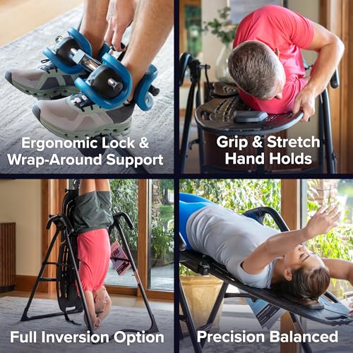 TEETER EP-560 Ltd. Inversion Table for Back Pain, FDA-Registered, UL Safety-Certified, 300 lb Capacity (EP -560 Ltd.)