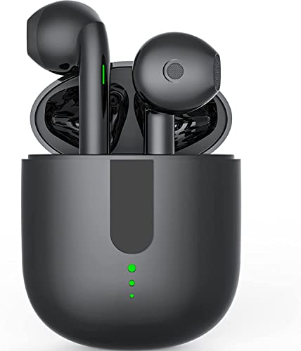 Wireless Earbuds,Bluetooth 5.3 Noise Cancelling Earbuds,Bluetooth Headphones 3D HiFi Stereo Bass, IPX7 Waterproof Sports Touch Control with USB-C Fast Charge Mini Charging Case for Android iOS