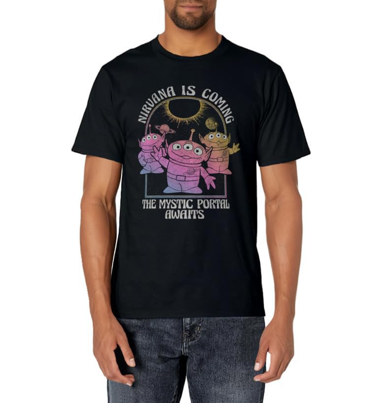 Disney Pixar Toy Story Aliens Nirvana Is Coming Vintage T-Shirt