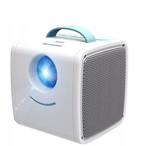 QFWCJ Mini Portable Projector 700 Lumens HD Kids Story Projector Electronic Gift LED Home Projector (Color : A, Size : 10.5 x 10.3 x 11cm.)