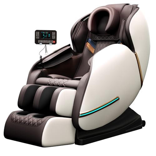 MININEC Zero Gravity Full Body Massage Chair,Airbag Massage Chair Recliner with Foot Rollers, Built-in Heater, Bluetooth Speaker for Home, Office