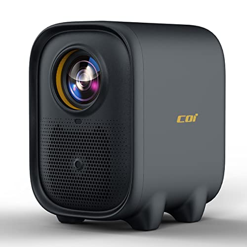 Netflix Projector, COI UNO5 Projector with 800 ANSI Lumens, 1080P Projector Support 4K, Smart Projector with Linux System, Projector with WiFi and Bluetooth,Dolby, HDR10, Auto Focus/Keystone