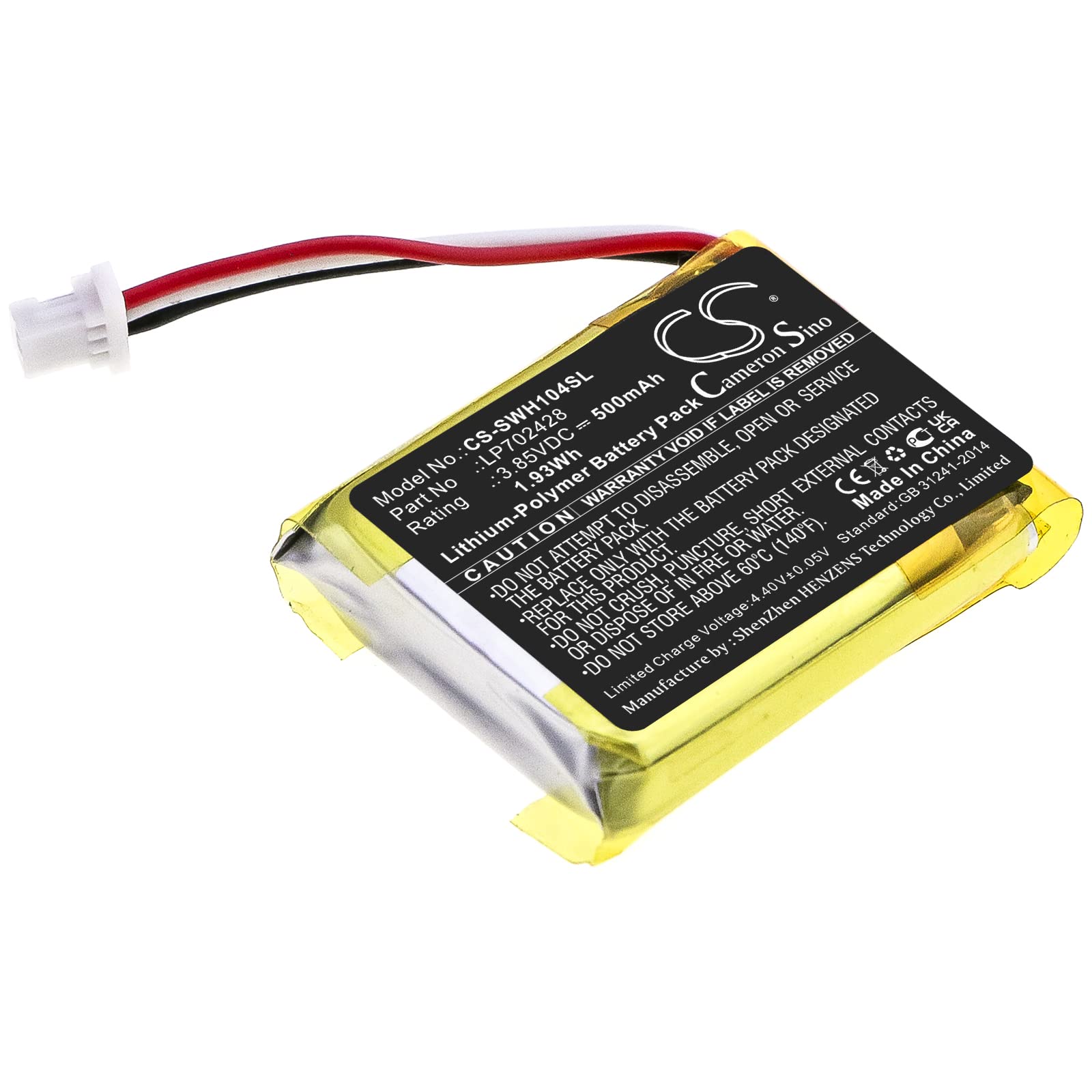 FYIOGXG Replacement Battery for Sony WF-1000XM4 Charging Case PN:Sony LP702428 500mAh / 1.93Wh