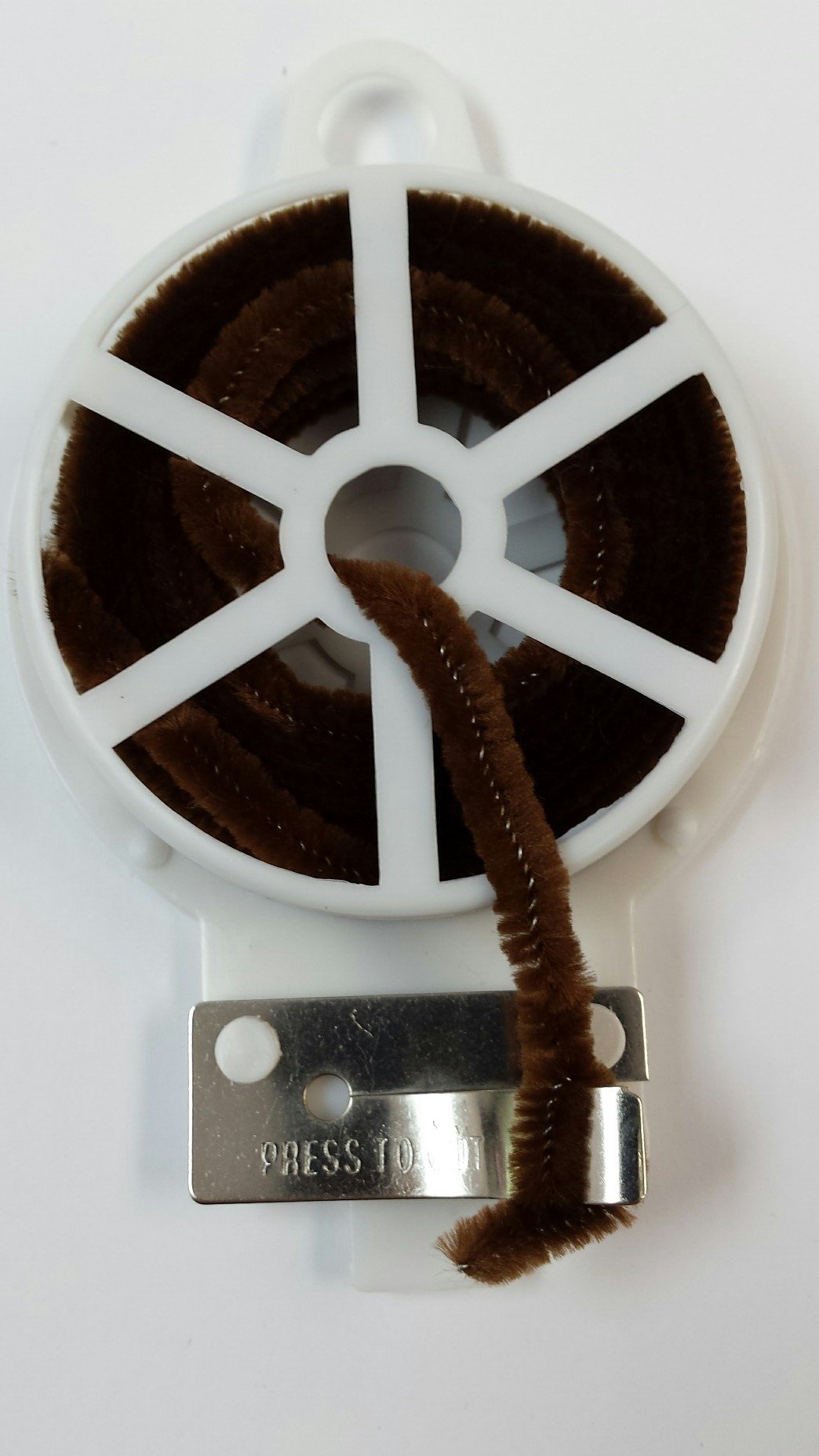 Floral Craft Wire - Brown Chenille on Spool with Cutter - 1 roll