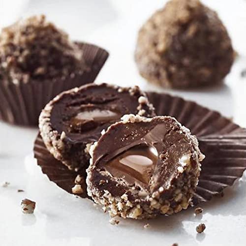 Hershys KISSES Caramel Chocolate Candy, Great for Thanksgiving and Christmas - Bulk Pack, 2 Lbs
