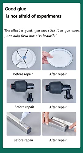Stone Glue, Marble Adhesive,for Restoration and Production of Marble, Granite, Artificial Stone and Tile Products (20g, 1 Pack)