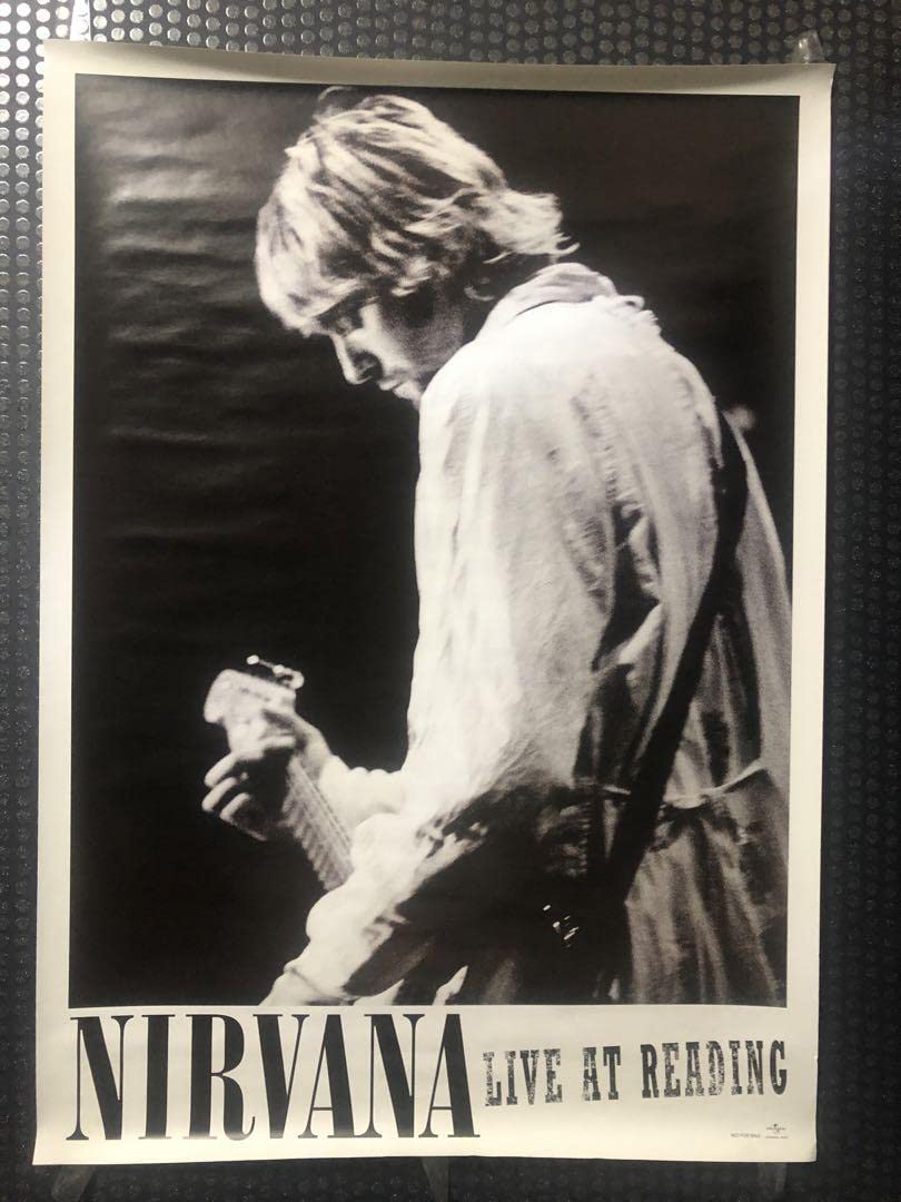 Nirvana Live at Reading Poster Tower Records Bonus Item