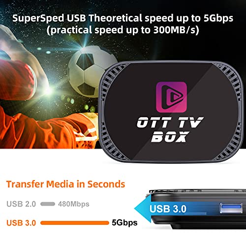 Amlogic S905X4 Android 11.0 4Gb 64Gb Rom MxIII Pro X4 Tv Box Android Tv Box 8K Ultra Hd Support 2.4G/5.8G Dual WiFi Bt 4.0 HD 1000M Usb 3.0 with h9