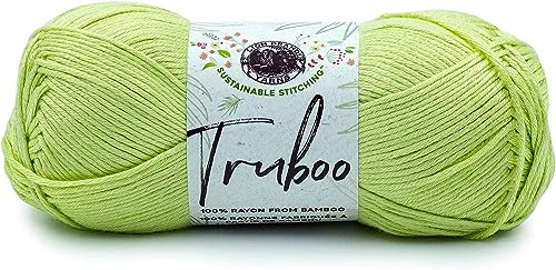 Lion Brand Yarn - Truboo - 6 Pack Assortment with Needle Gauge (Springtime)
