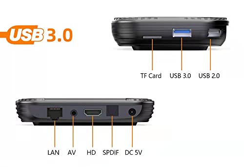 Amlogic S905X4 Android 11.0 4Gb 64Gb Rom MxIII Pro X4 Tv Box Android Tv Box 8K Ultra Hd Support 2.4G/5.8G Dual WiFi Bt 4.0 HD 1000M Usb 3.0 with h9