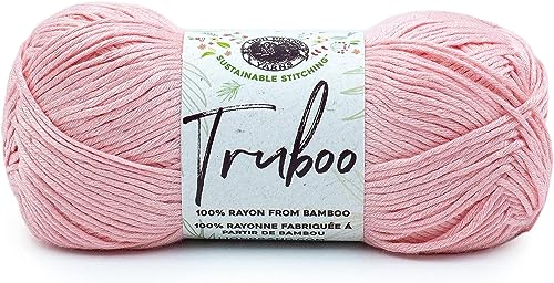 Lion Brand Yarn - Truboo - 6 Pack Assortment with Needle Gauge (Springtime)
