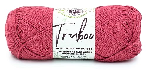 Lion Brand Yarn - Truboo - 6 Pack Assortment with Needle Gauge (Springtime)