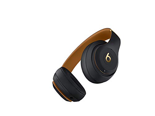 Beats Studio3 Wireless Noise Cancelling On-Ear Headphones - Apple W1 Headphone Chip, Class 1 Bluetooth, Active Noise Cancelling, 22 Hours of Listening Time - Midnight Black (Previous Model)